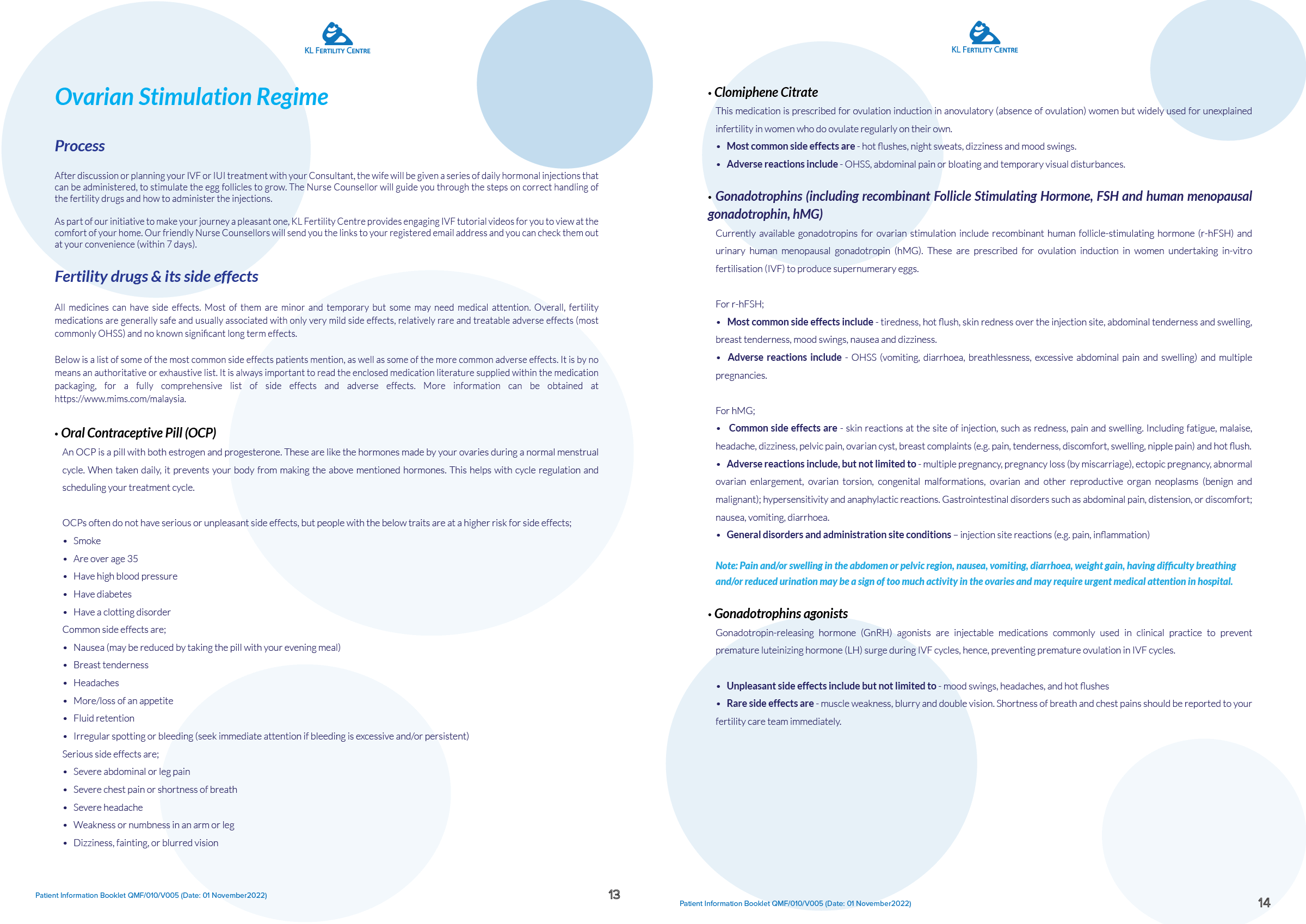 Patient Information Booklet - KL Fertility Centre